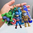 Marvel Characters 3D Rubber Keychain Keyring Bag Charm Car/House Keys ...