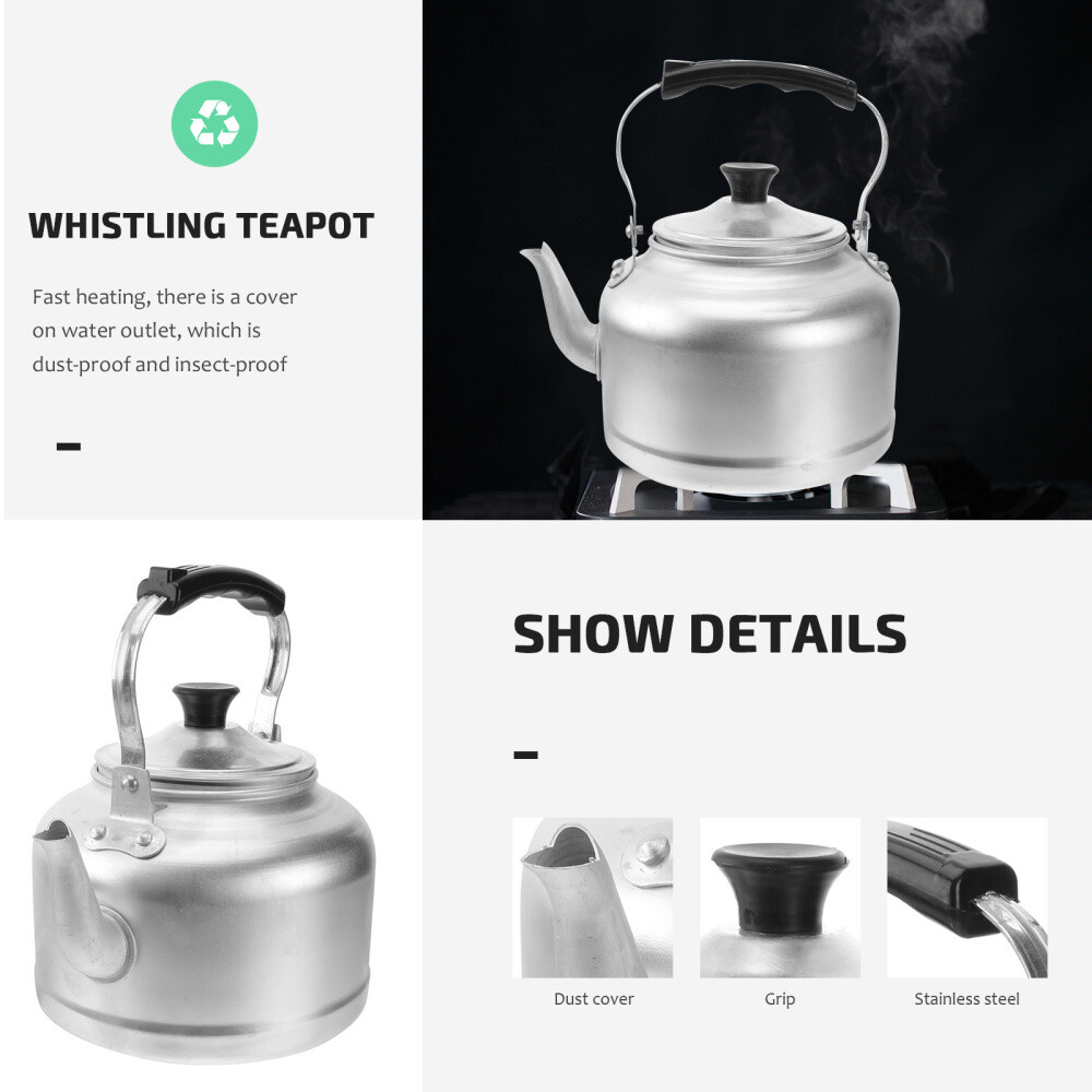 large teapot Whistling Coffee Pot Heating Aluminum Make Tea Teapot | eBay