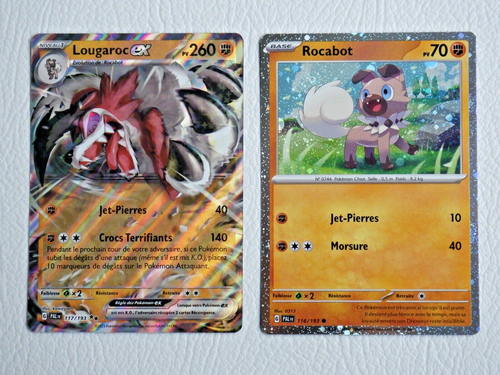 Carte POKEMON - Lougaroc ex PV260 177/193 - EV02 Evolutions de Paldéa ...