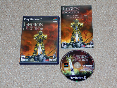Legion: The Legend of Excalibur Sony PlayStation 2 PS2 Complete ...
