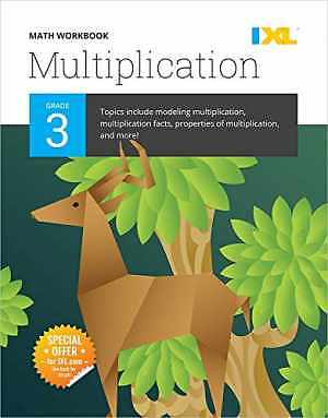 IXL Multiplication 3rd Grade Math - Paperback, by IXL Learning - Very ...