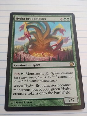 Hydra Broodmaster Journey into Nyx LP Green Rare MAGIC GATHERING CARD ...