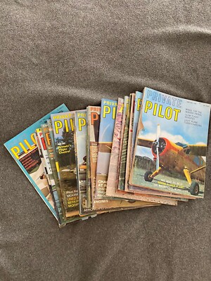 Vintage Private Pilot Magazines - Lot of 19 issues - 1960s | eBay