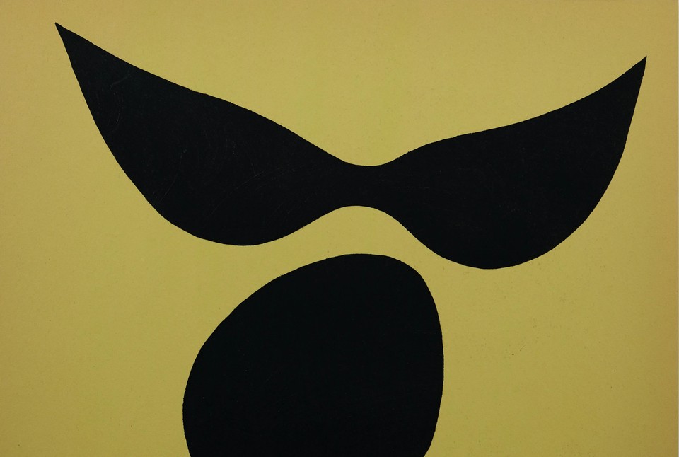 Jean ARP: Mustache And Skeleton - Stencil | eBay