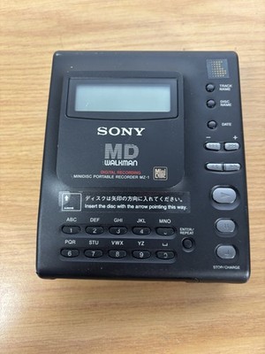 Sony MZ-1 MD MiniDisc Walkman Player Recorder World First Mini Disc ...