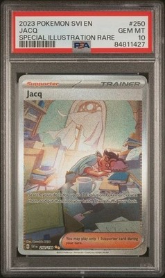 2023 POKEMON JACQ #250 SCARLET & VIOLET SPECIAL ILLUSTRATION RARE PSA ...