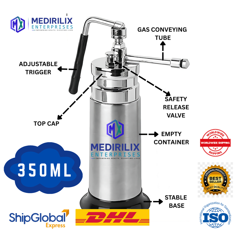 Premium 350ml Mini Cryo Can Liquid Nitrogen Spray for Dermatology ...