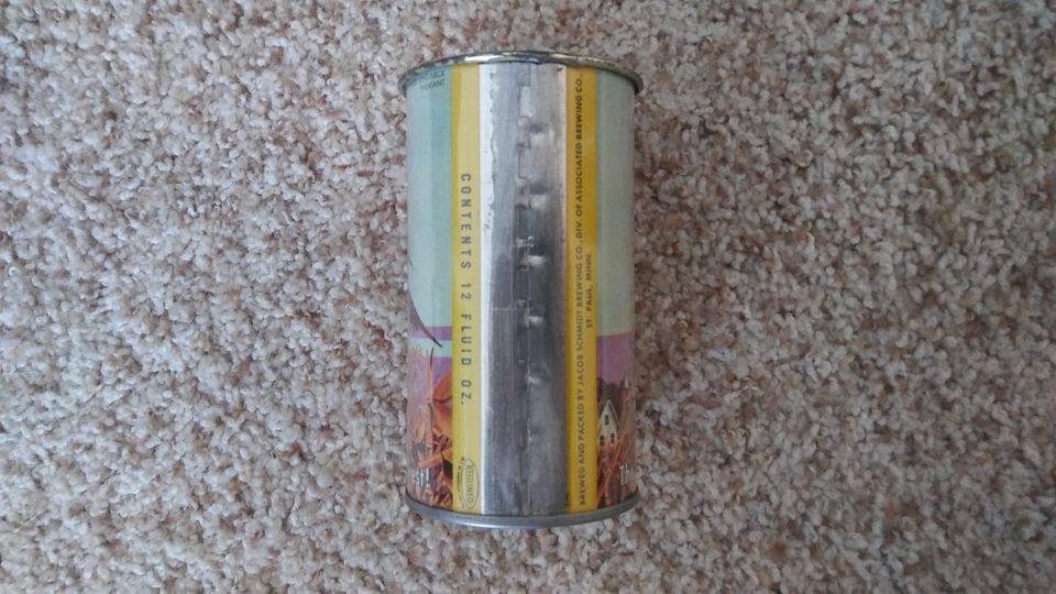 Schmidt Flat Top beer can Jacob Schmidt Brewing Co Pheasant's Drinking ...