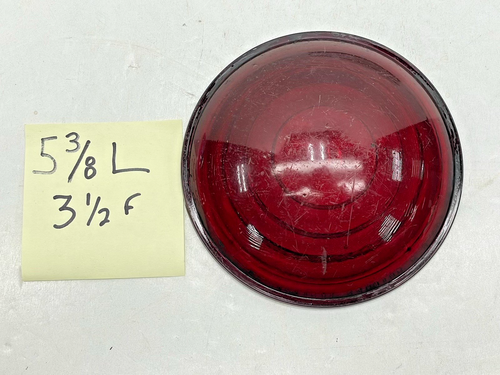 Corning 1905 Spec Red 5 3/8" Railroad Lantern Switch Lamp Lens Glass | eBay