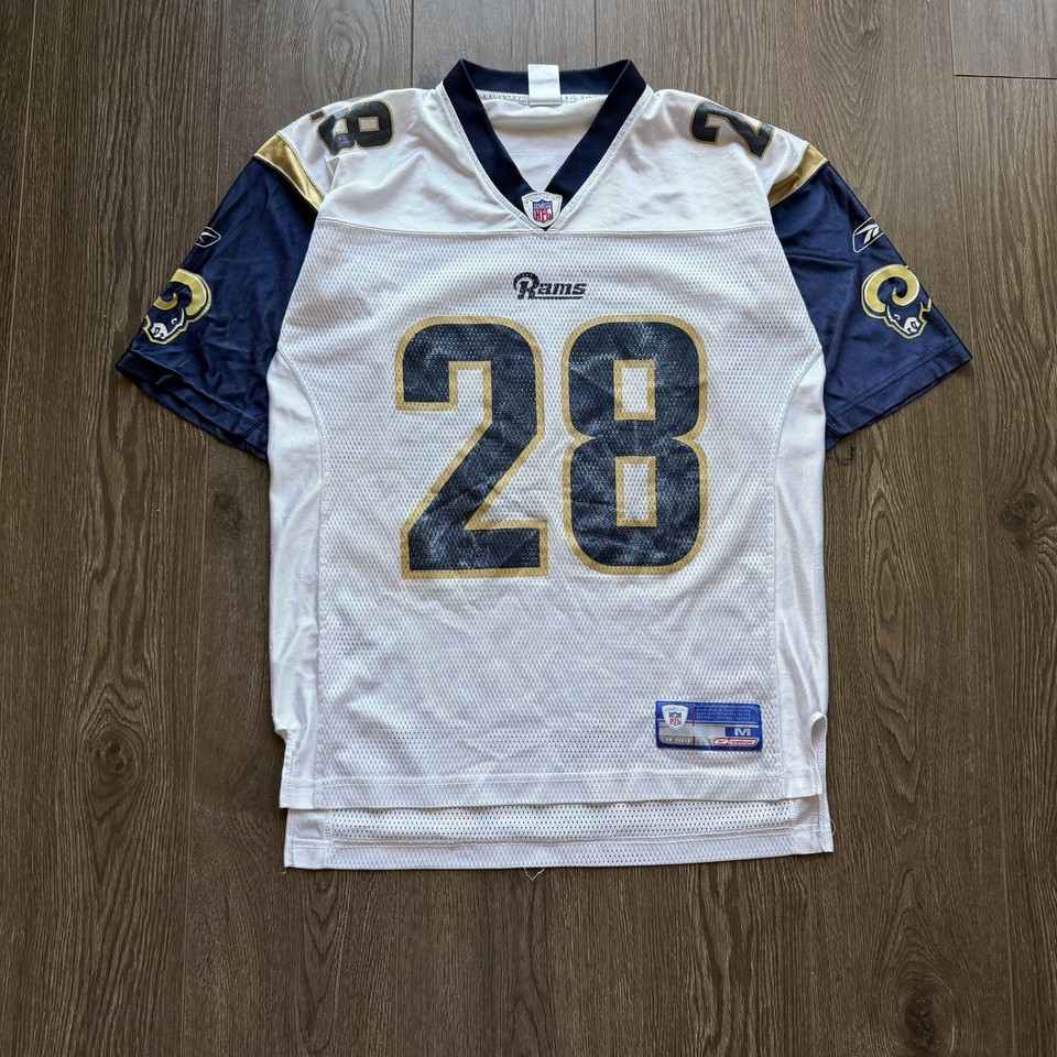 Vintage Y2K St. Louis Rams Jersey Champion Marshall Faulk #28 Size ...