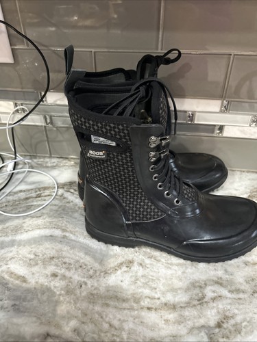 Bogs 7 Snow/rain Cravat Sidney Lace Boot Handles Waterproof Neoprene ...