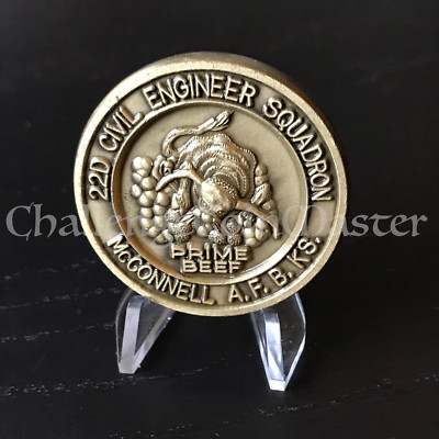 C13 22nd 22D Civil Engineer Squadron Challenge Coin | eBay