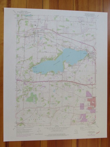Hartland Wisconsin 1977 Original Vintage USGS Topo Map | eBay