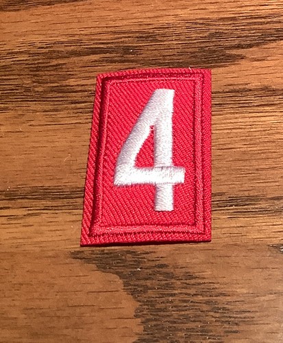 Cub Scout Red Number 4 | eBay