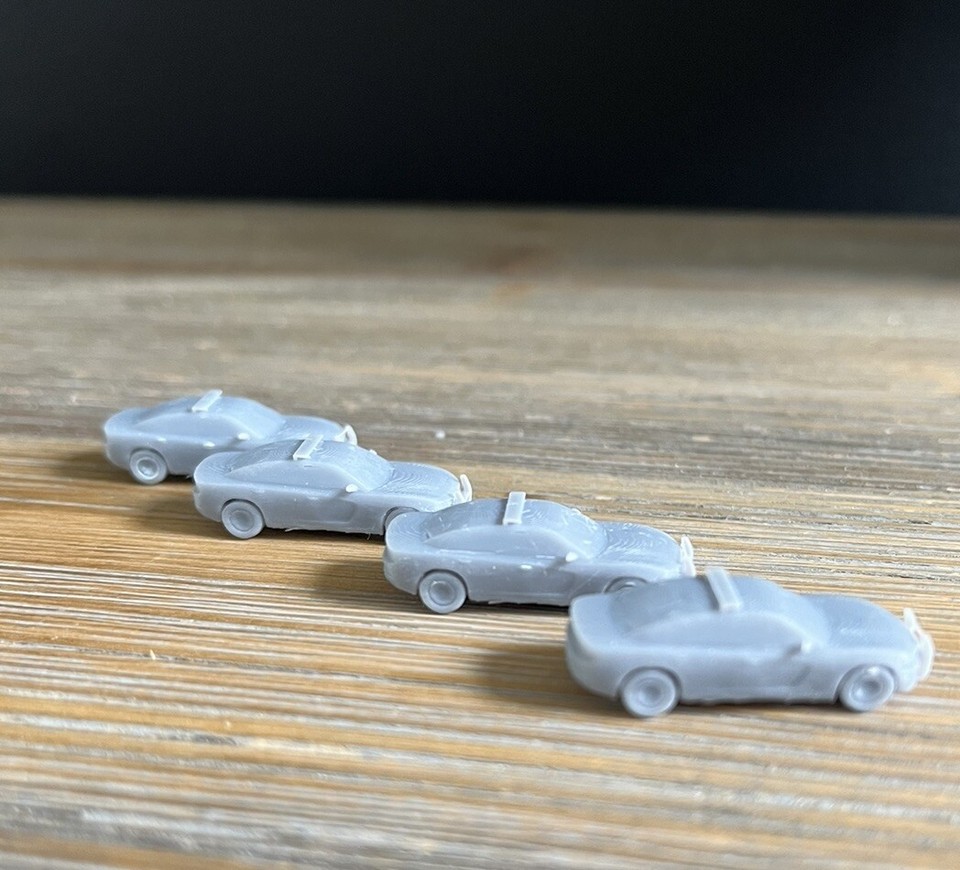 N SCALE 1:160 POLICE CAR SEDAN VEHICLE (4pk) | eBay