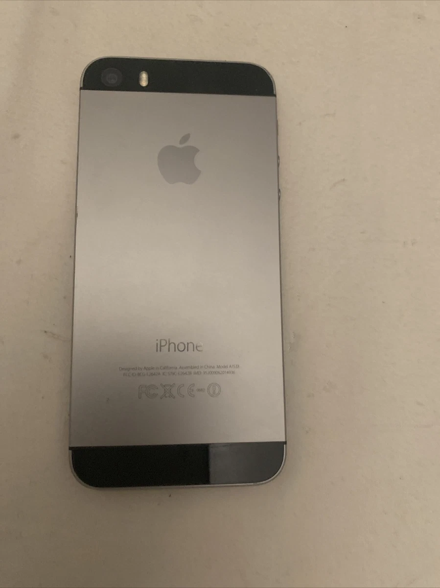 Iphone 5s Space Gray Back