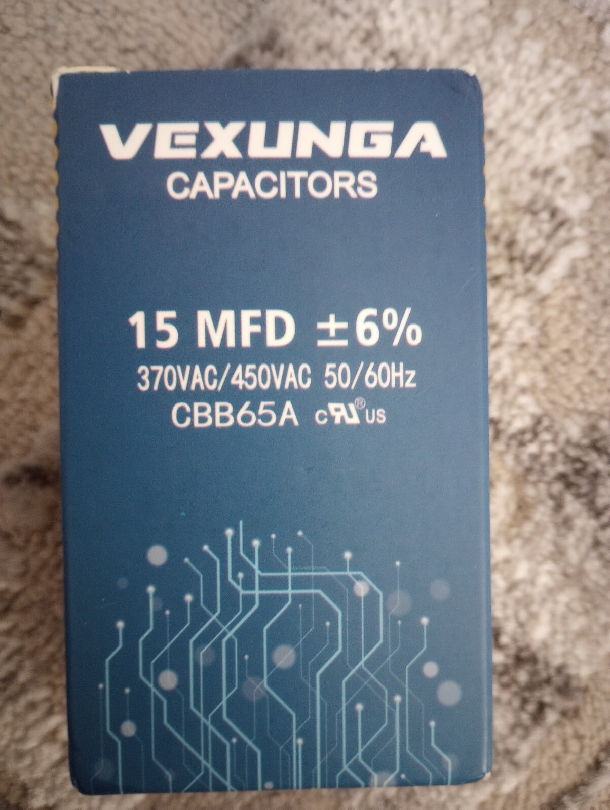 Vexunga 15uf 370/440vac 50/60hz Cbb65 Oval Run Start Capacitor 15 Mfd ...