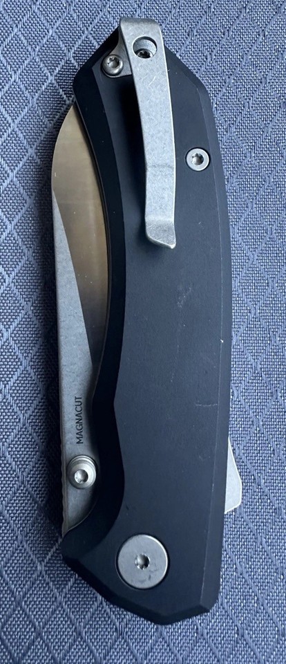 Tactile Knife Co Chupacabra Stonewash MagnaCut Blade Black Aluminum | eBay