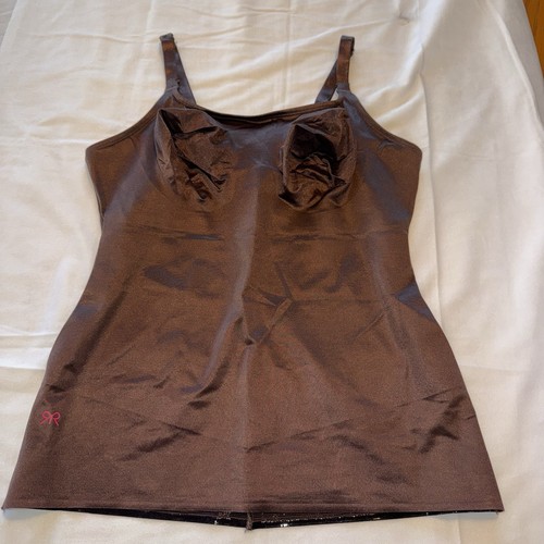 RUBY RIBBON Ultimate Cami Brown Level 5 Compression Shaping Top Size 40 ...