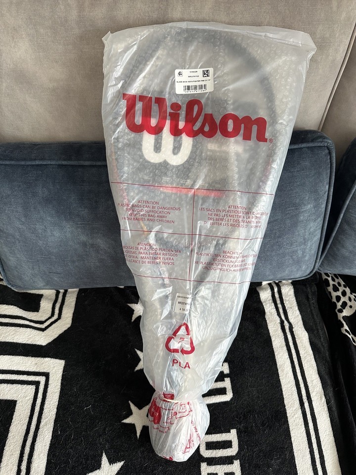 Wilson Blade V9 16x19 Fighter Sabalenka 2025, (size 3）Unstrung tennis ...