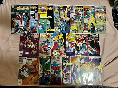 Excalibur Lot of 26 Marvel Comics #1-20, 23-26, 28-29 VF+ | eBay