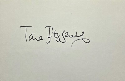 TARA FITZGERALD Autographed SIGNED 4x6 CARD SIRENS EXODUS: GODS and ...