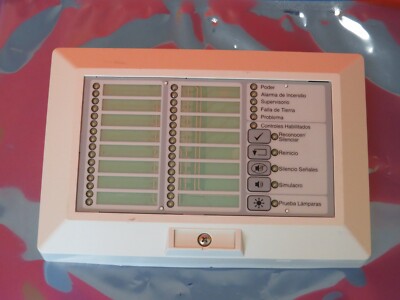 EST EDWARDS RLED-C-SP SPANISH LED ZONE FIRE ALARM ANNUNCIATOR | eBay