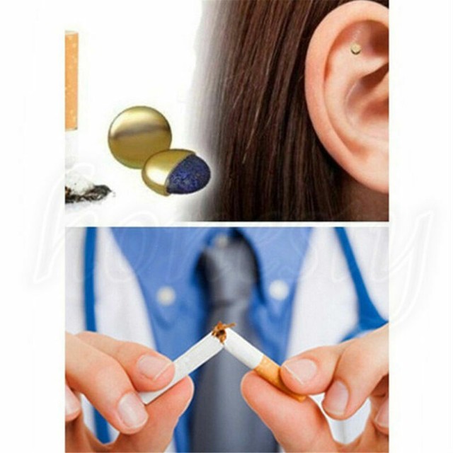 2pc Quit Smoking Stop Smoke Auricular Ear Magnet Therapy Weight Loss ...