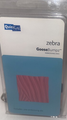 Zebra GOOSE BUMPZ by QUICKUTZ 2X2 pattern texture bumps | eBay UK