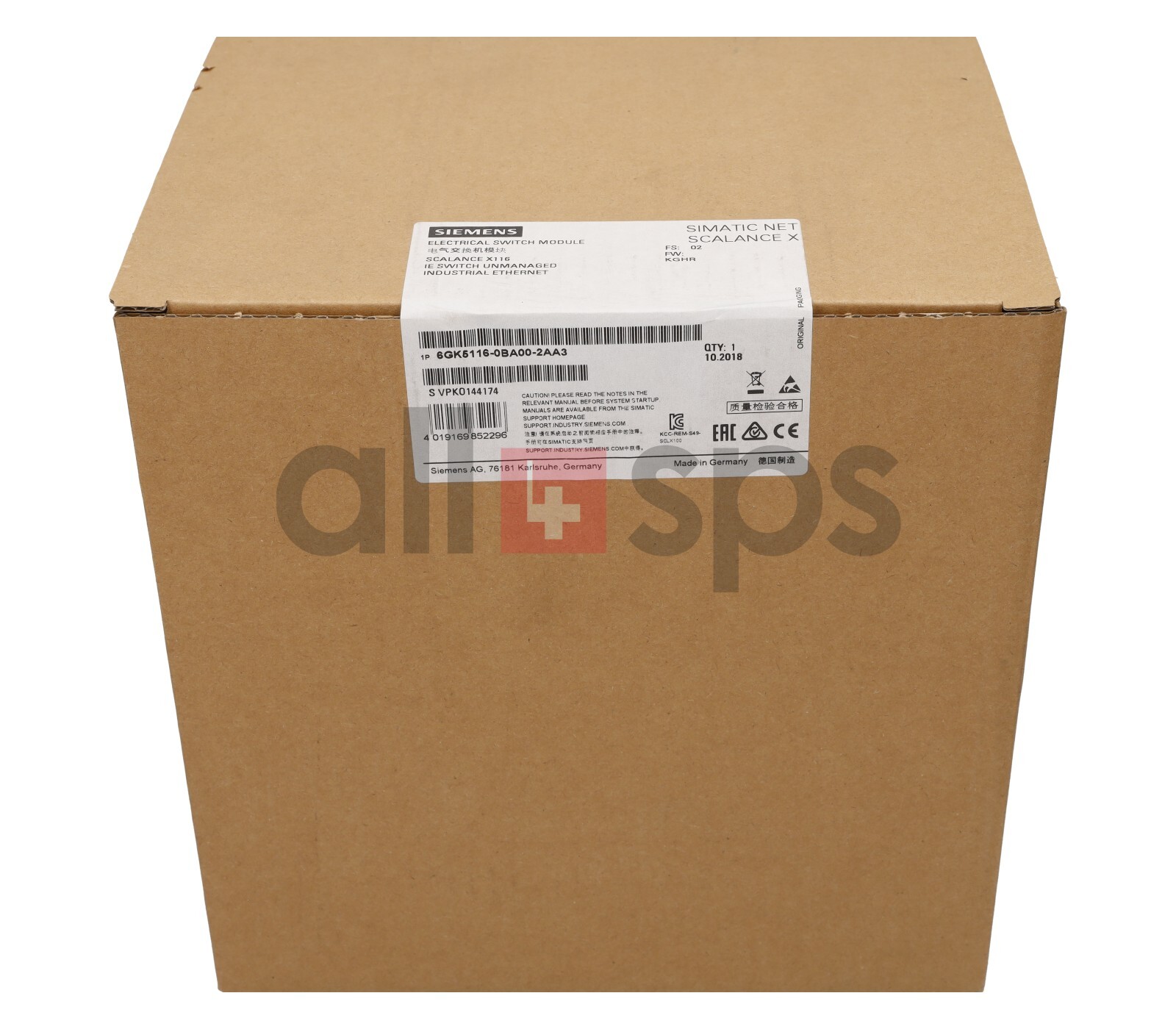 Siemens Scalance X116 Unmanaged IE Switch 6gk5116-0ba00-2aa3 online ...