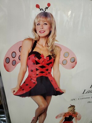 XX 83579 Lovely Ladybug Woman Costume Leg Avenue | eBay
