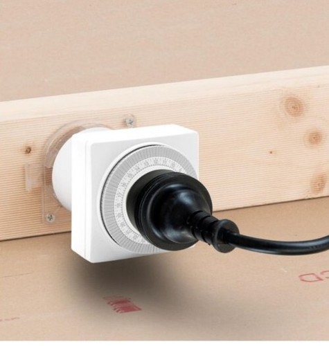 Click 24 Hour Mechanical Timer x1 fish tank lights toys kids room fan ...