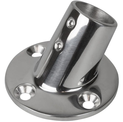 Sea-Dog 280601-1 Rail Base Fitting 2-3/4" Round 60 316 Stainless Steel ...