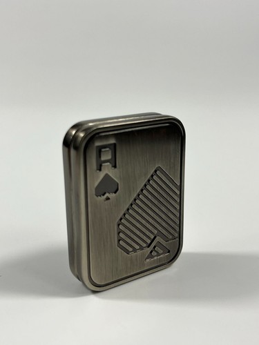 Metal Poker Magnetic Fidget Push Slider Card Stress Relief stainless ...