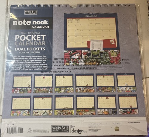 WSBL Heart and Home 2025 Note Nook™ Calendar w | eBay
