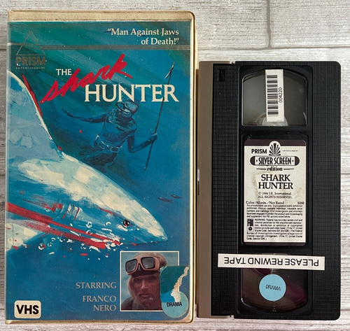 The Shark Hunter VHS Franco Nero Jorge Luke Werner Pochath Mirta Miller ...