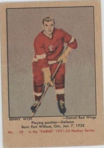 1951-52 Parkhurst - #58 Benny Woit (RC) for sale online | eBay
