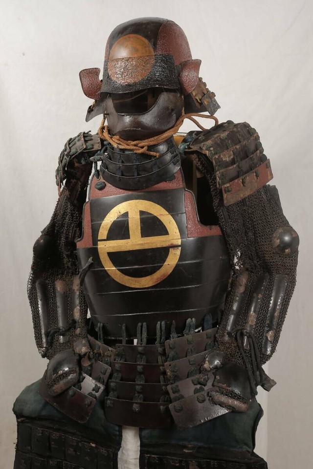 Yoroi Kabuto Samurai Authentic Momoyama or Edo Period Armor Vintage Edo ...