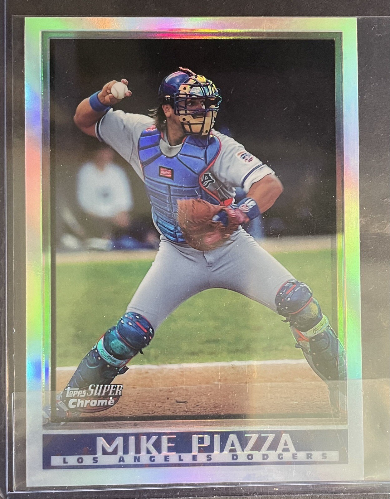 1998+Topps+Super+Chrome+Jumbos+-+Refractor+%2311+Mike+Piazza for sale ...