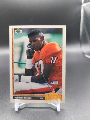 1991 Upper Deck #17 - Star Rookie - Herman Moore | eBay