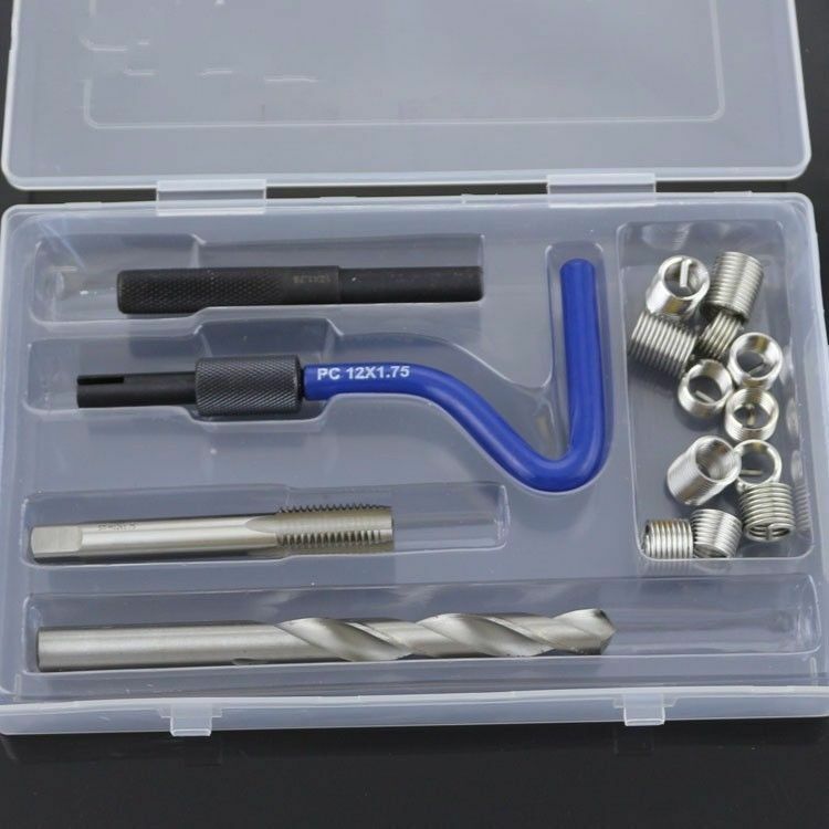 M3 M4-M12 Helicoil Thread Repair Insert Kits HSS Drill & Tap Thread ...