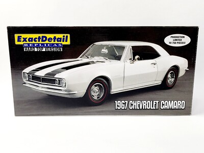 EXACT DETAIL 1967 CHEVROLET CAMARO HARD TOP WHITE 1/18 SCALE VERY NICE ...