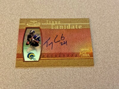 2000 Topps Gold Label Auto #TC Trung Canidate Rams | eBay