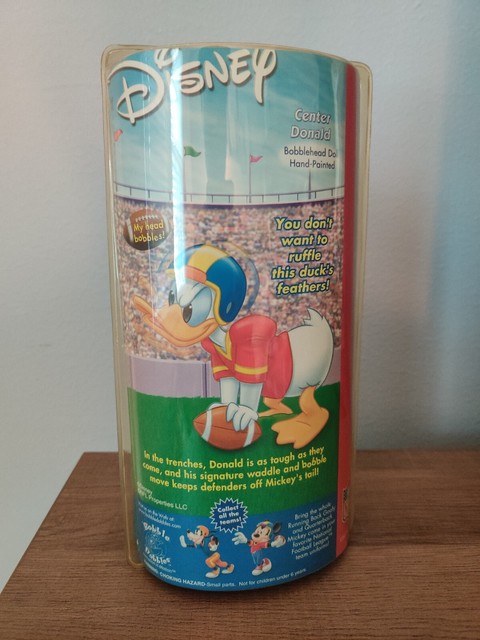 Disney Green Bay Packers Donald Duck Bobbkehead Center NFL Rare for ...