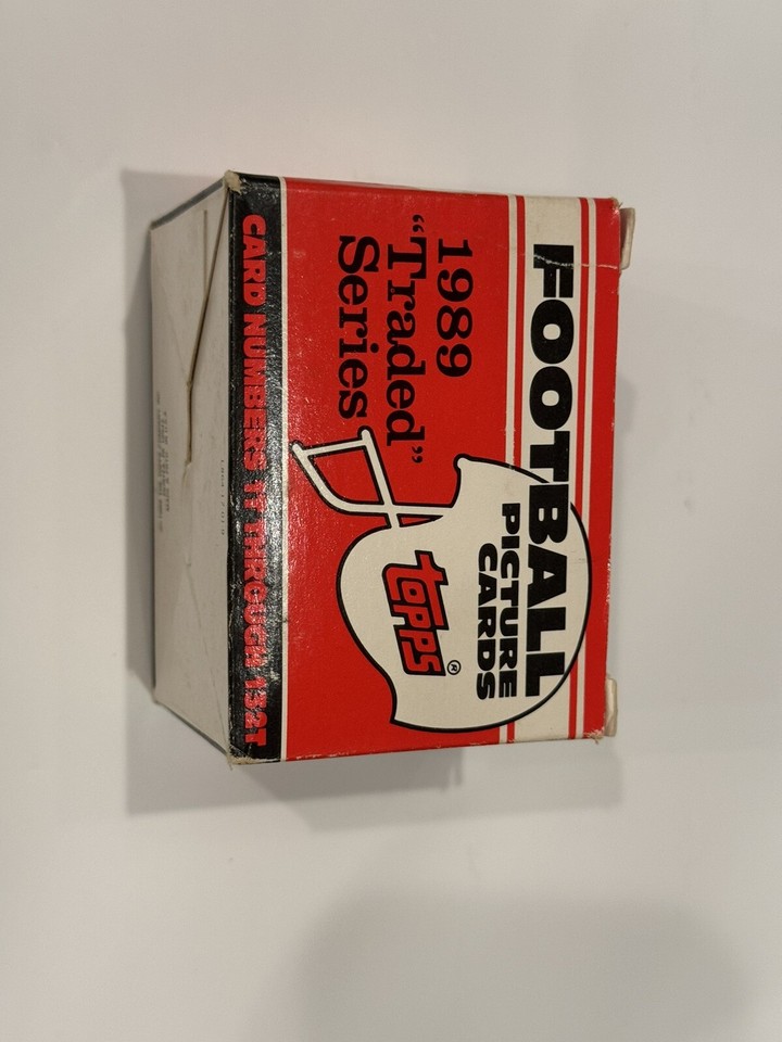 1989 Topps Football Traded Series box set | eBay