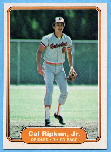 1982 Fleer #176 Cal Ripken Jr. NEAR MINT/MINT ROOKIE RC Baltimore ...
