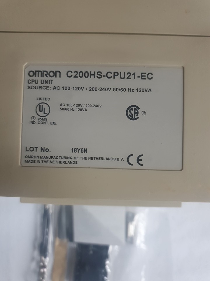 OMRON CPU UNIT - C200HS-CPU21-EC | eBay