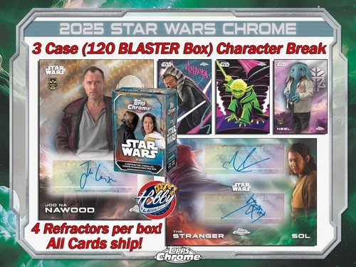 Sergeant Linus Mosk 2025 Topps STAR WARS CHROME 3 Case (120 Box) Break ...
