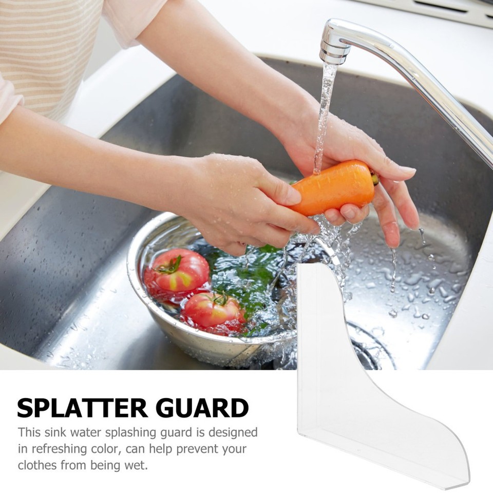 2 Pcs Shower Barrier Bath Corner Protector Bathtub Edge Splash Guard ...