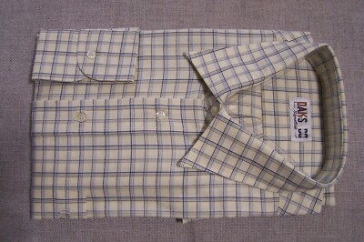 Designer High End DAKS Signature Nova Check Mens XL Shirt Exceptional ...